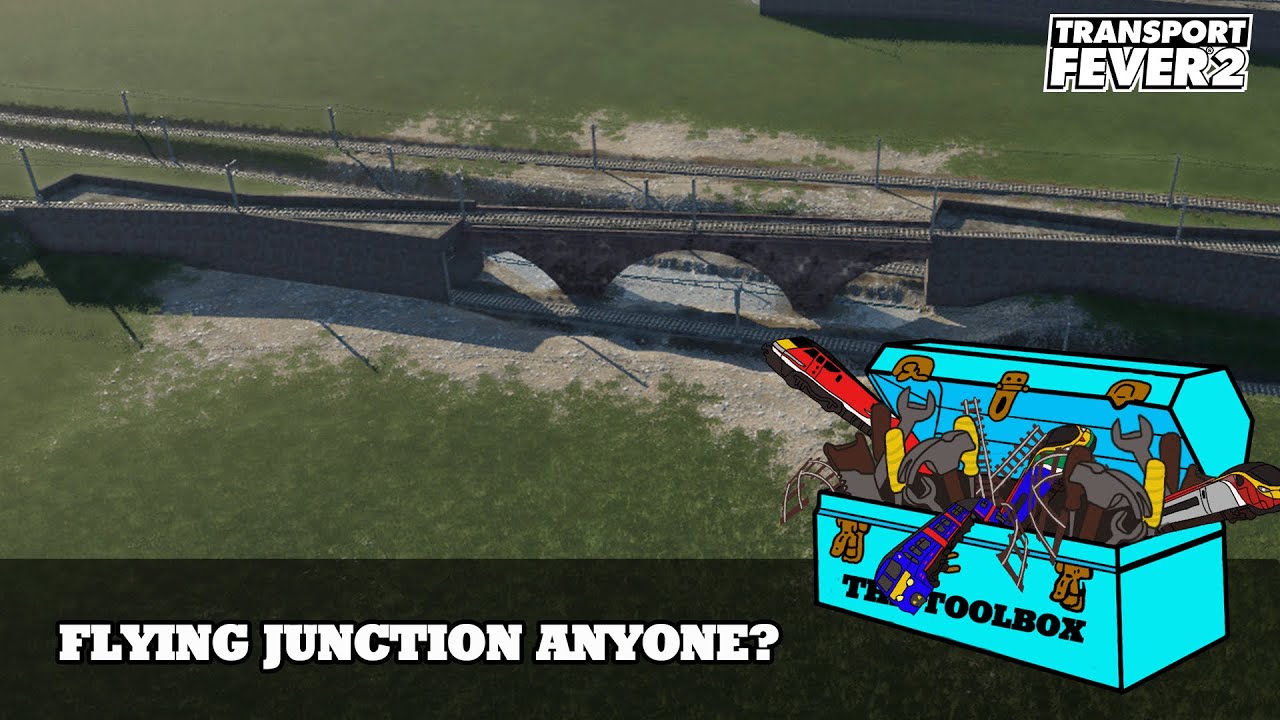 The Flying Junction and Compact Entry Tunnel - Transport Fever 2 - YouTube