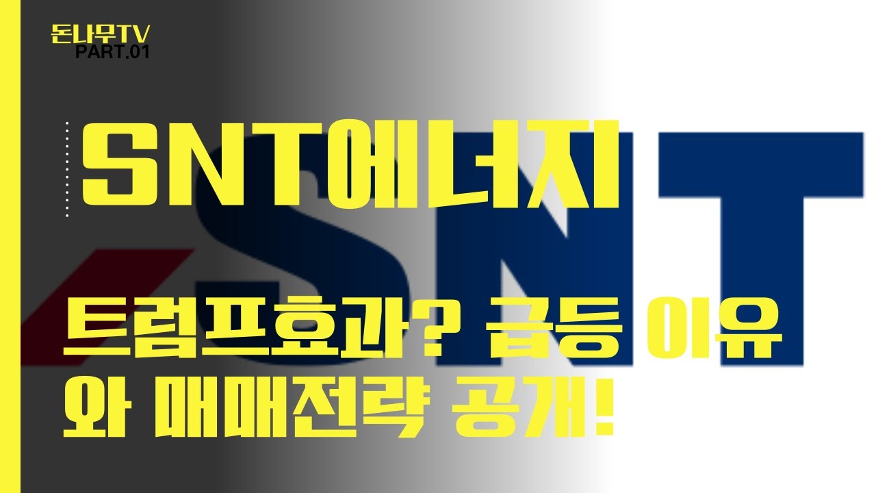 SNT에너지 - YouTube