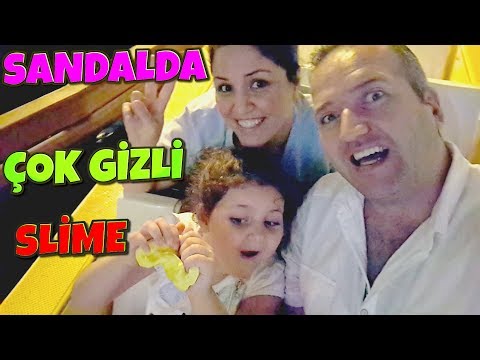 Sandal da Gizlice Slime Yaptık - Annem Fazla Heyecandan Fenalaştı