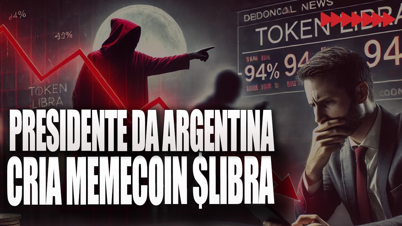 Presidente da Argentina Cria Token $Libra e DESPENCA 94%! O Golpe do ...