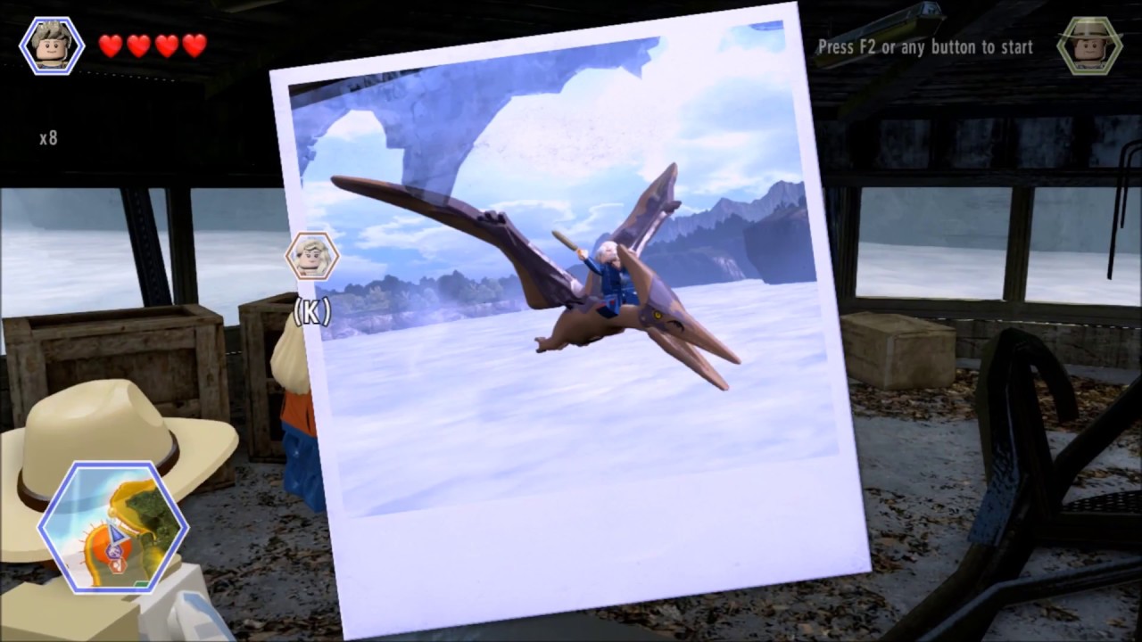 Lego Jurassic World. Billy takes a Photo. Isla Sorna Aviary, Jurassic ...