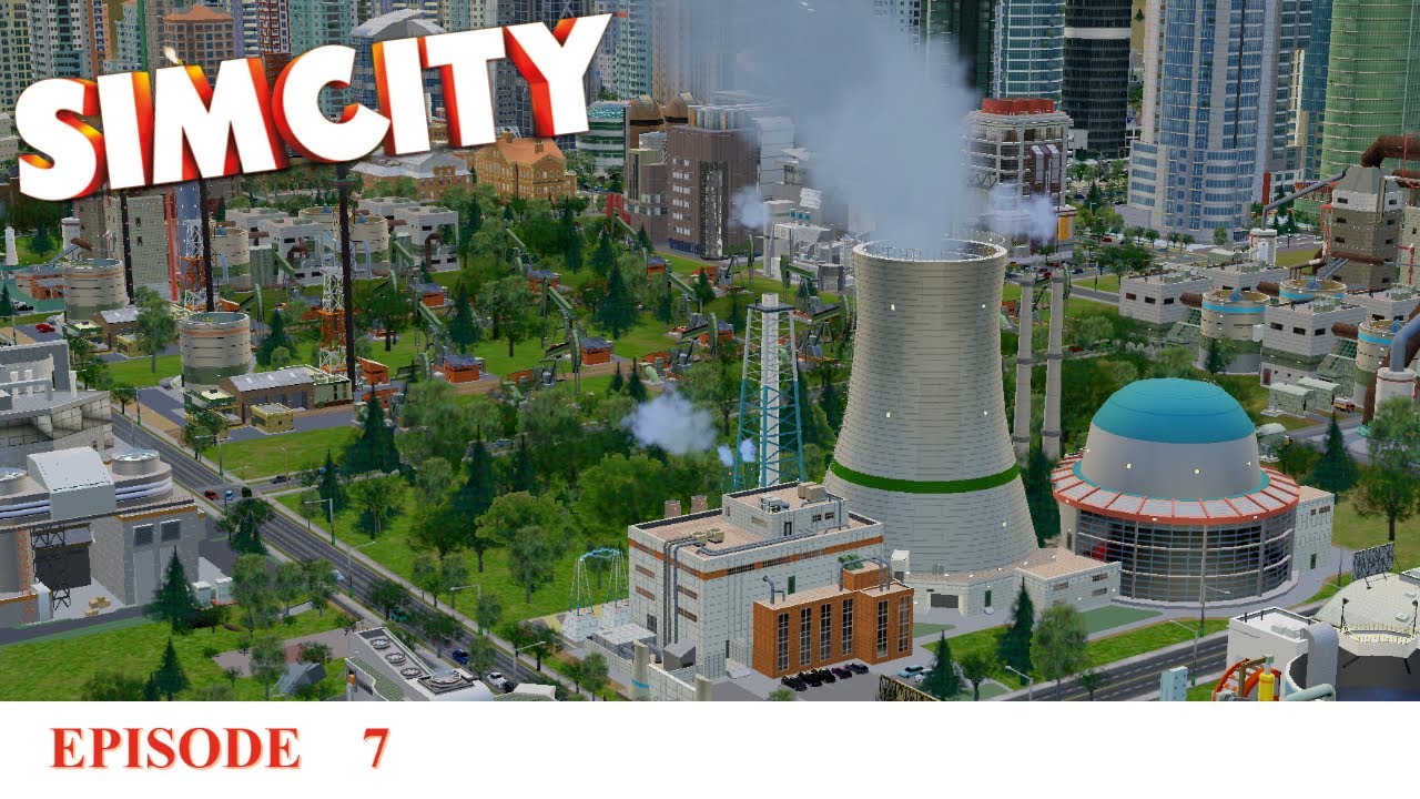 SimCity Ep.7: Trash Monsters & Nuclear Power! - YouTube