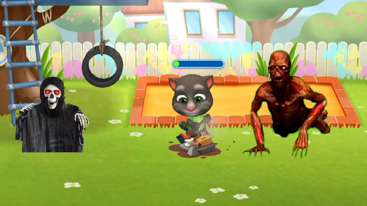 My Talking Tom Friends Very sad Tom Rip - YouTube