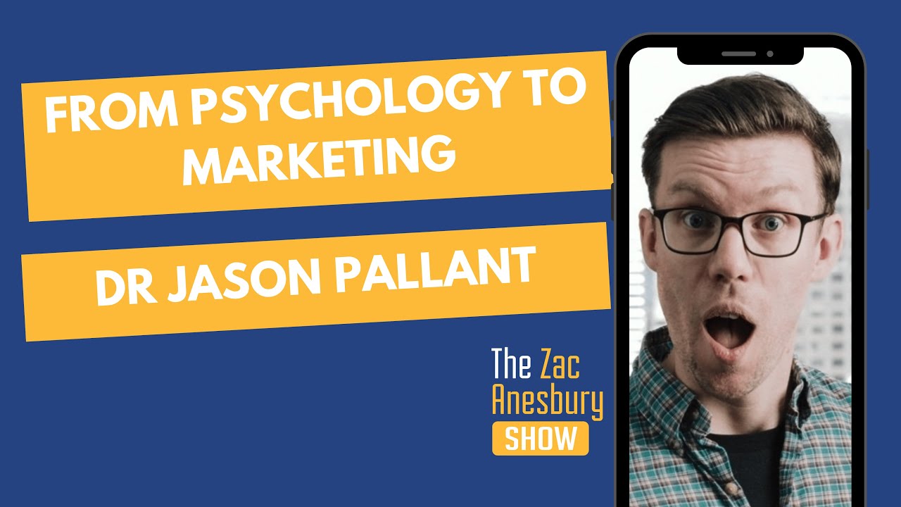 Jason Pallant on moving from psychology to marketing - YouTube