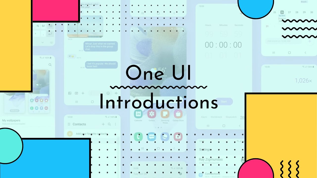 One UI Official Introductions Evolution 2019 - 2022 - YouTube