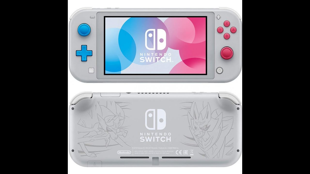 Nintendo Switch Lite Limited Pokémon Edition Unboxing And Game ...