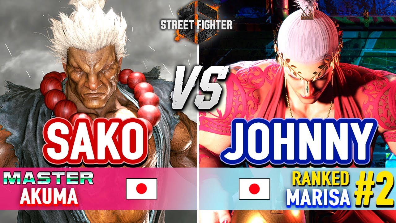 SF6 🔥 SAKO (Akuma) vs JOHNNY (#2 Ranked Marisa) 🔥 Street Fighter 6 High Level Gameplay - YouTube