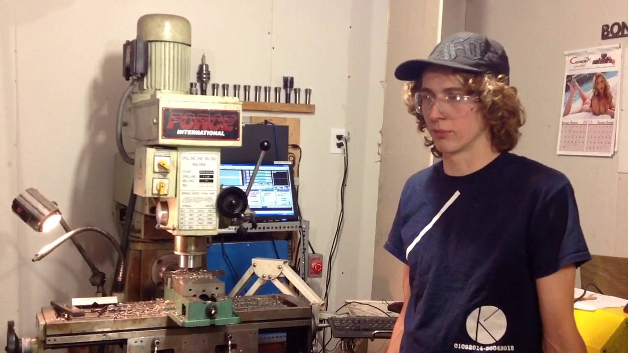 Manual mill converted to cnc - YouTube