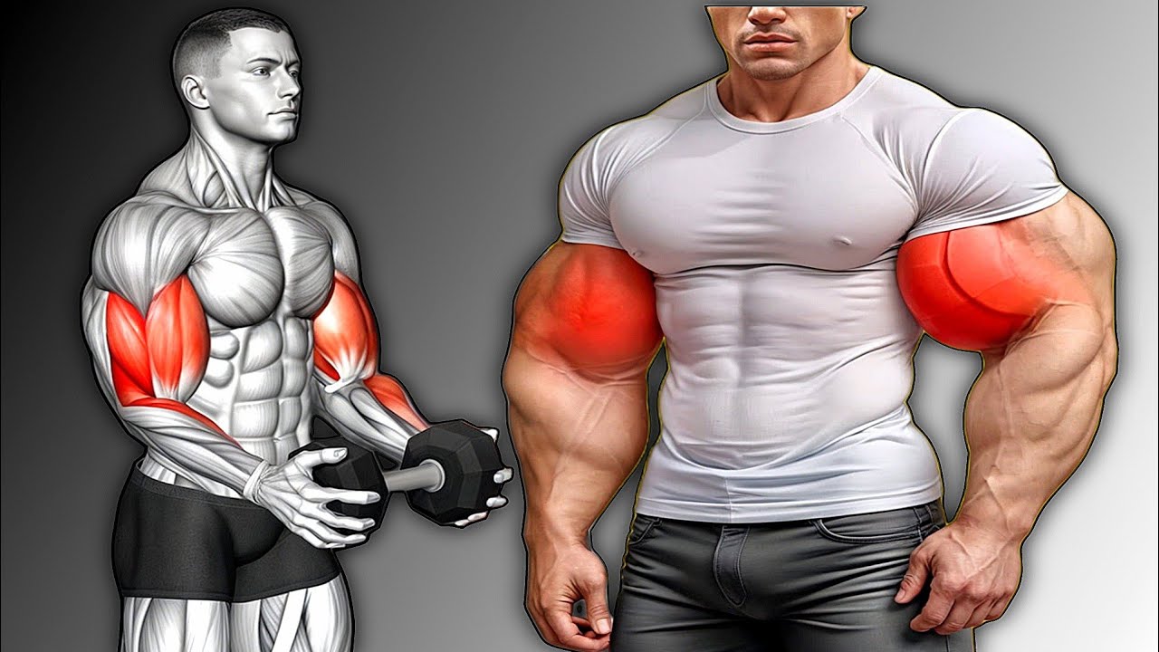 Most Effective Bicep Workout With Dumbbells Only - YouTube