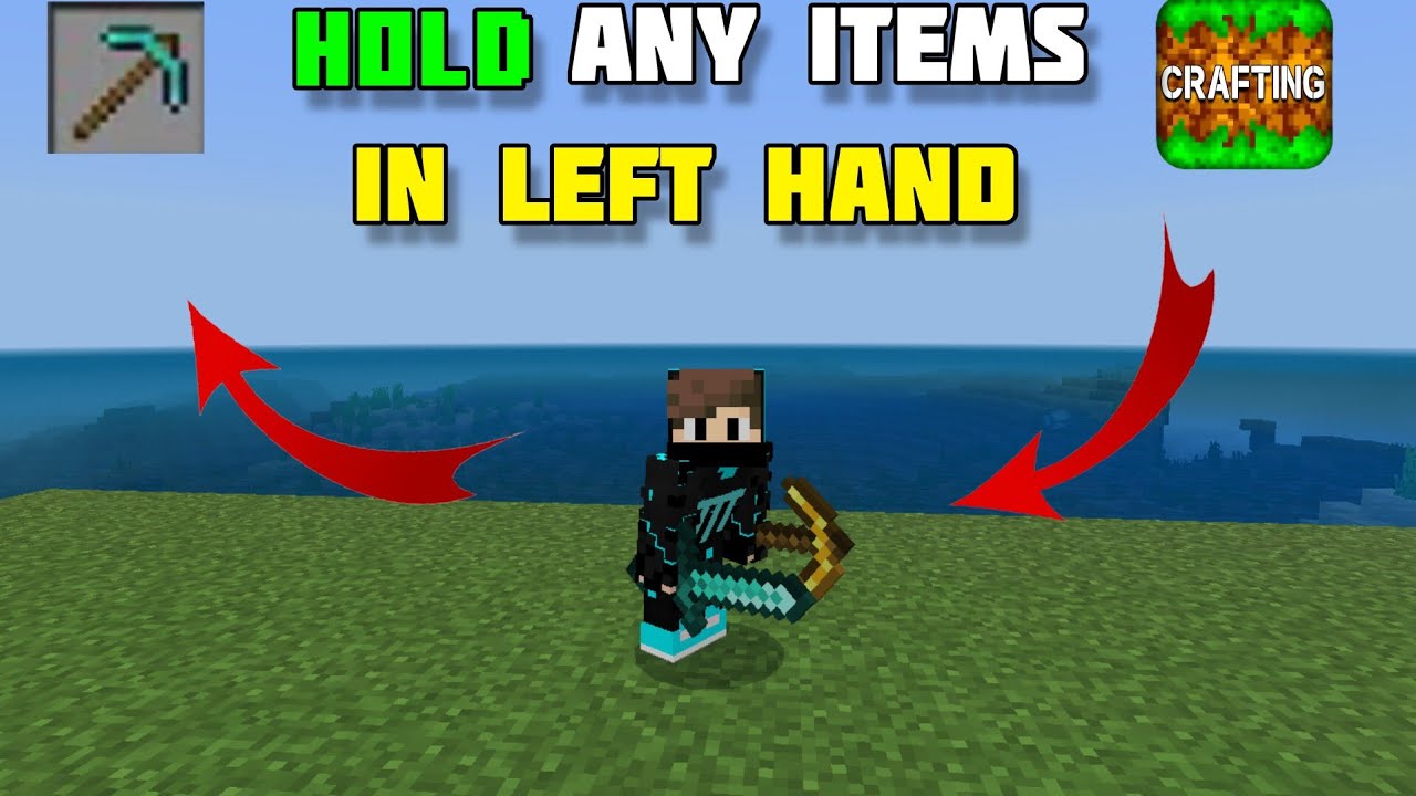 How To Hold Items In Both Hands | Like Minecraft Java Edition | 100% ...