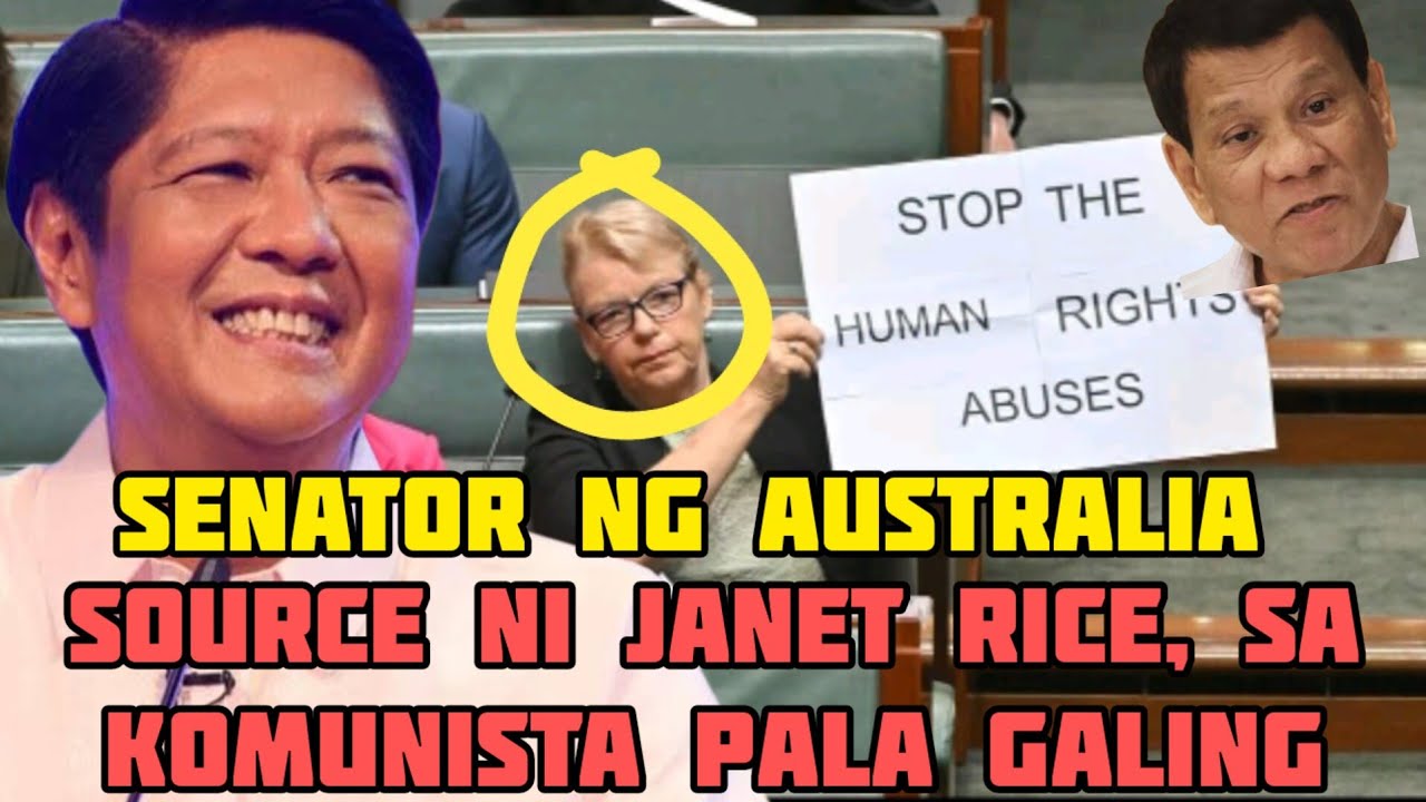 JANET RICE SENADOR NG AUSTRALIA, KINUYOG NG MGA PBBM SUPPORTERS - YouTube