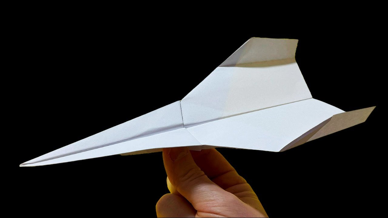 How to Make a Paper Airplane for Endless, Long Distance Flight - YouTube