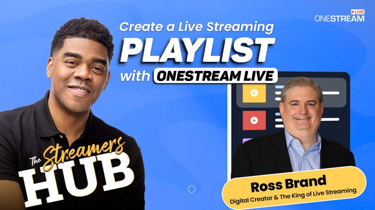 Create A Live Streaming Playlist with Ross Brand - YouTube