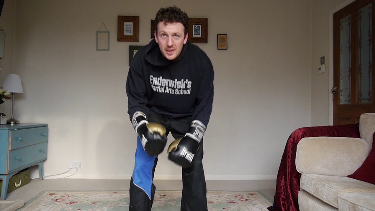 Tutorial 1 Kickboxing at home - YouTube