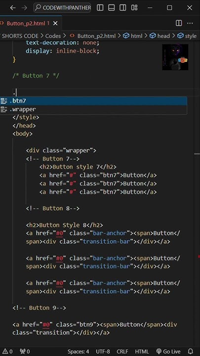 Button Animation Part 2 Coding Html5 Programming Css Javascript Python Webdesign Youtube