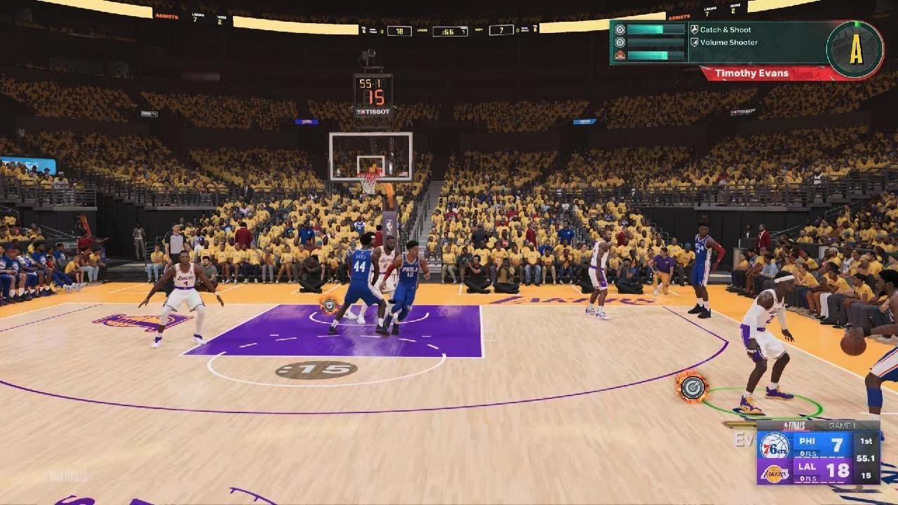 NBA 2K Game 1 Of NBA Finals - YouTube