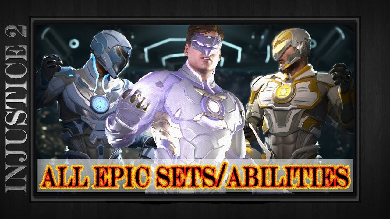Green Lantern - All Epic Gear Sets & Abilities Showcase Demo ...