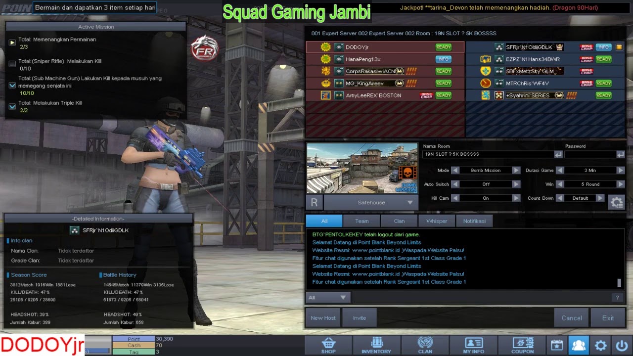 kekeyi bermain pointblank ixixixix - YouTube