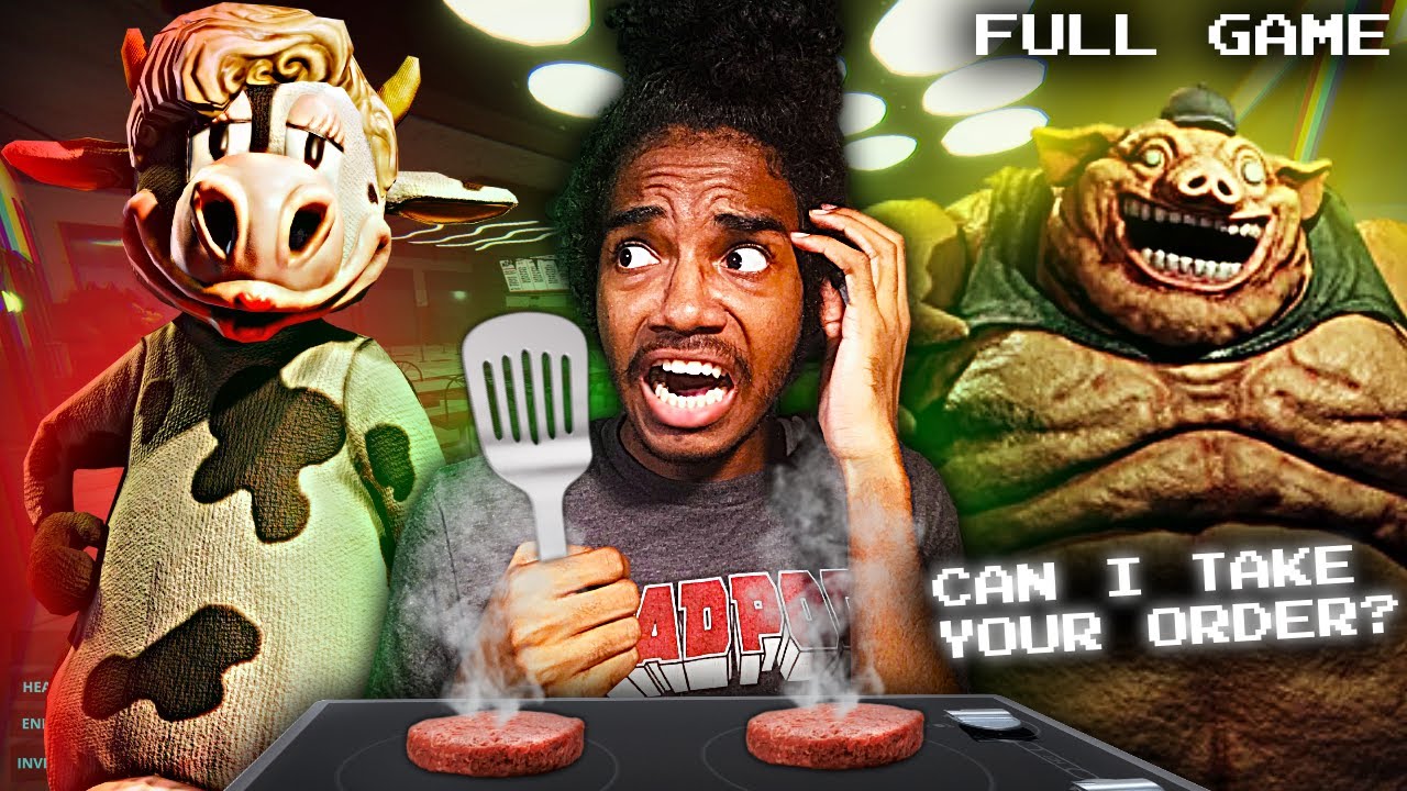 WHO ORDERED THE MYSTERY MEAT? | Happy Humble Burger Farm Full Game ...