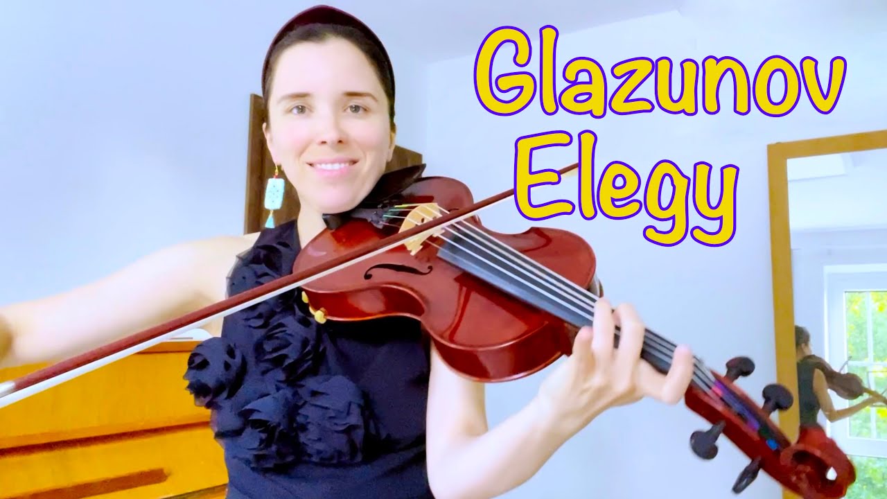 Glazunov Elegy for Viola - played on a 5-String Violin by Elina Violina ...