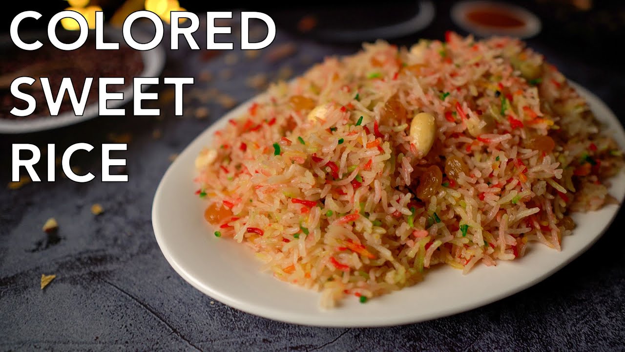 Colored Sweet Rice | Grand Recipe - YouTube