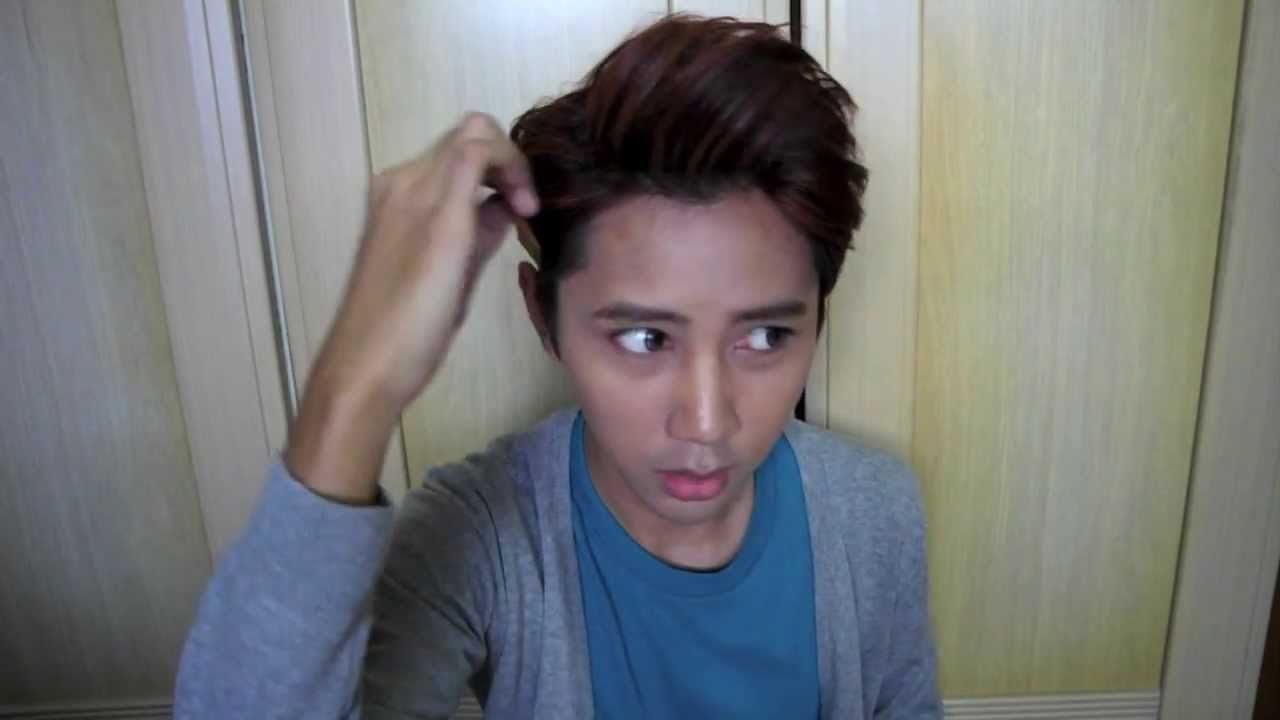 EXO D.O inspired Quiff hair tutorial - YouTube