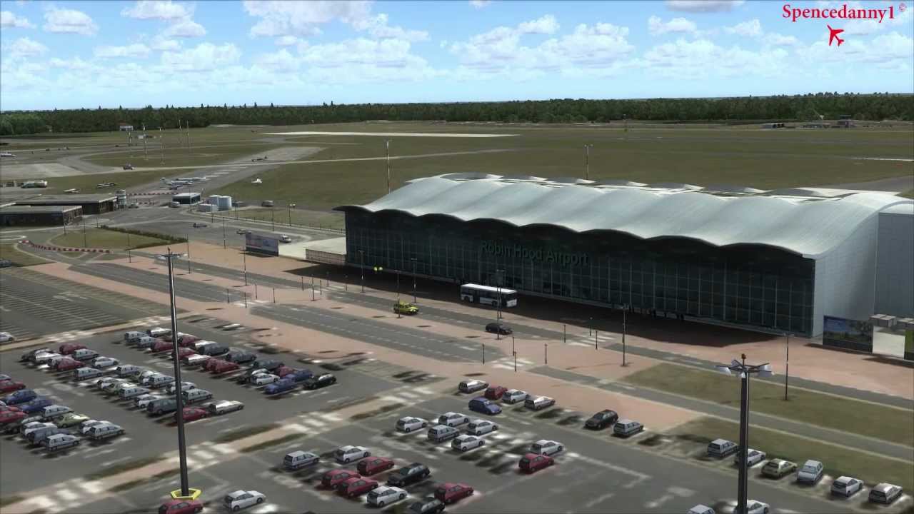 FSX in Full HD UK2000 Doncaster Extreme & Orbx England - YouTube