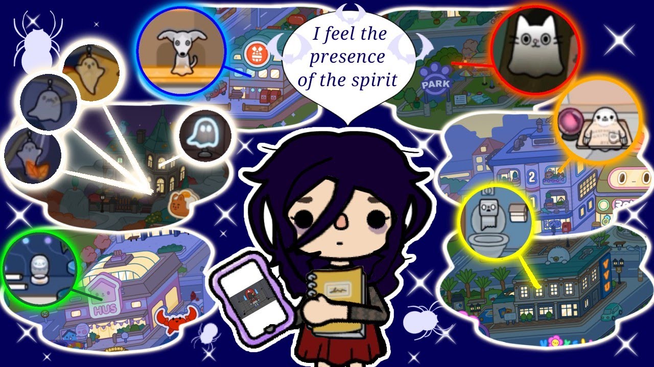 Oka Ruto's Ghost Hunting//All Ghost in Toca life World 👻🕸️/ with Story ...