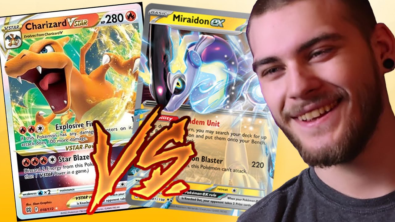 Charizard VSTAR VS Miraidon ex - Pokemon TCGL - YouTube
