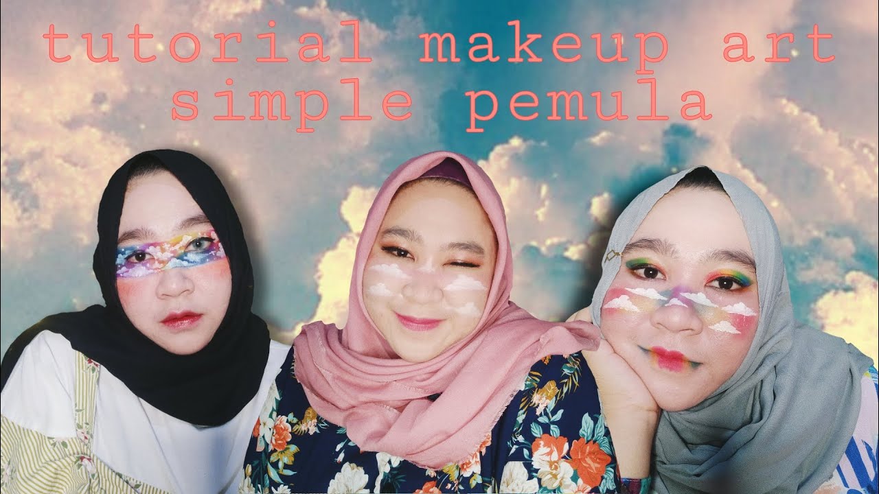 TUTORIAL MAKEUP ART SIMPLE PEMULA | MAKEUP ART AWAN | SIMPLE MAKEP ART ...