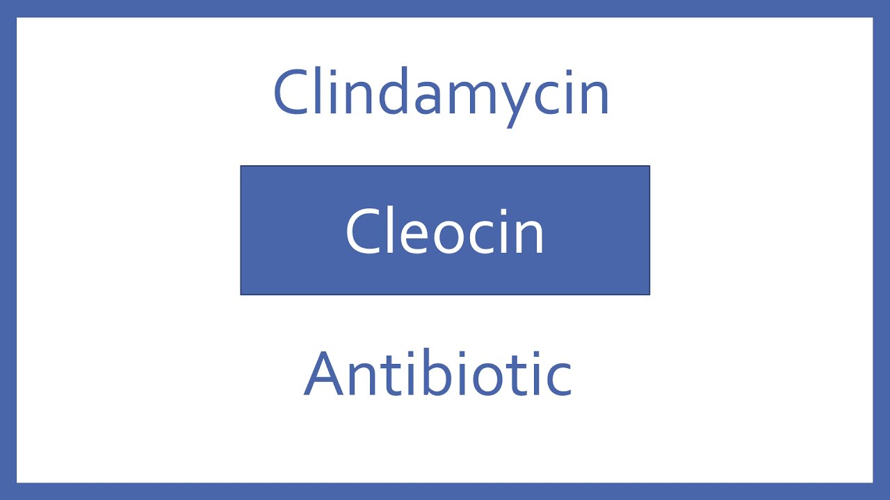 Clindamycin Pronunciation - Generic Name, Brand Name, Indication (Top ...