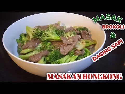 Tumis Brokoli daging sapi||Masakan Hongkong||Chinese Food - YouTube