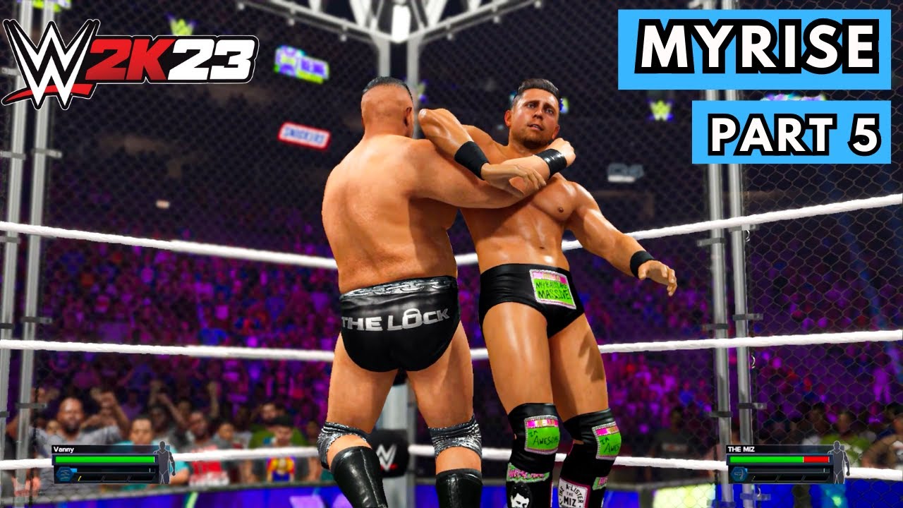 WWE 2K23 MyRise Walkthrough Gameplay Part 5 - Vanny (The Lock) (Legend Difficulty) - YouTube