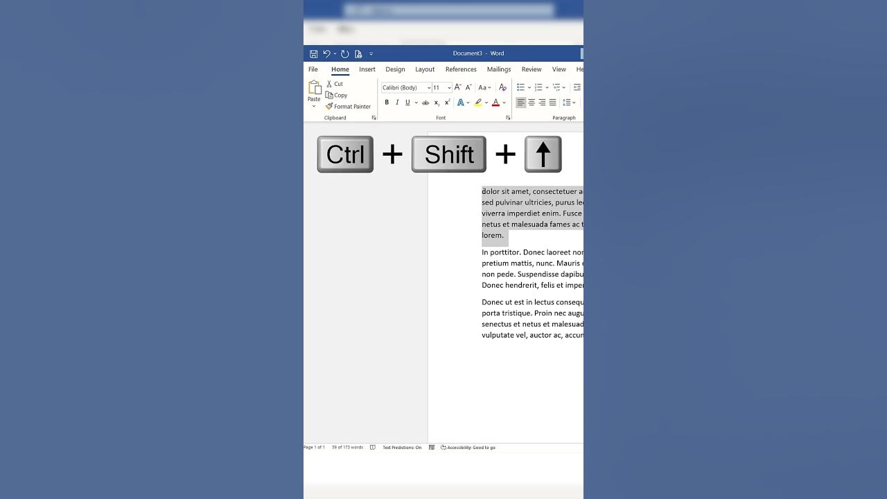 "Mastering the Control (Ctrl) Key in Microsoft Word | Essential ...