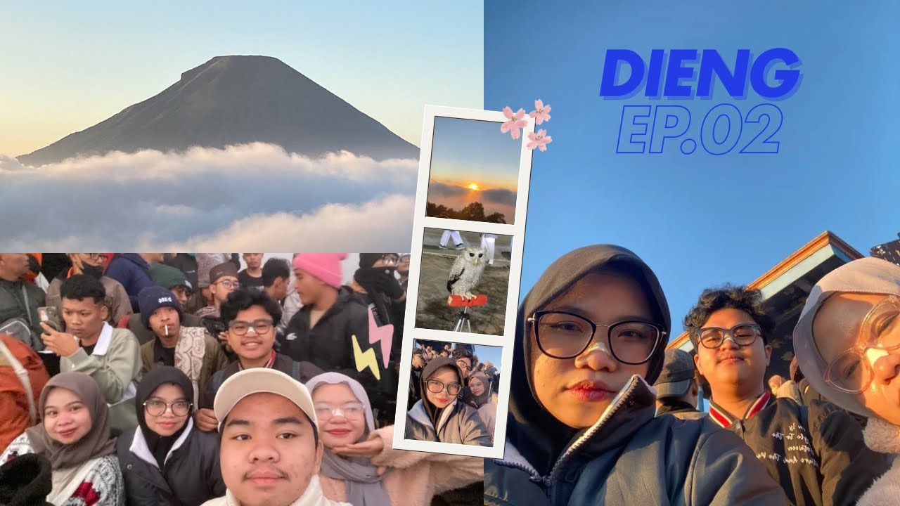 HOLIDAY VLOG 𐙚⋆°.⋆ dieng ep.02 : tani house; titik 0 dieng; sunrise ...