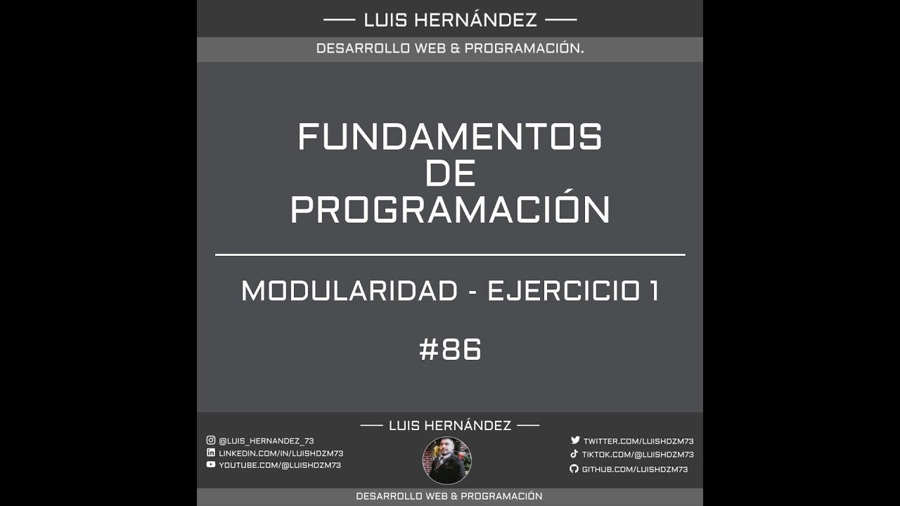 86.- MODULARIDAD - EJERCICIO 1 - FUNDAMENTOS DE PROGRAMACION CON PSEINT ...