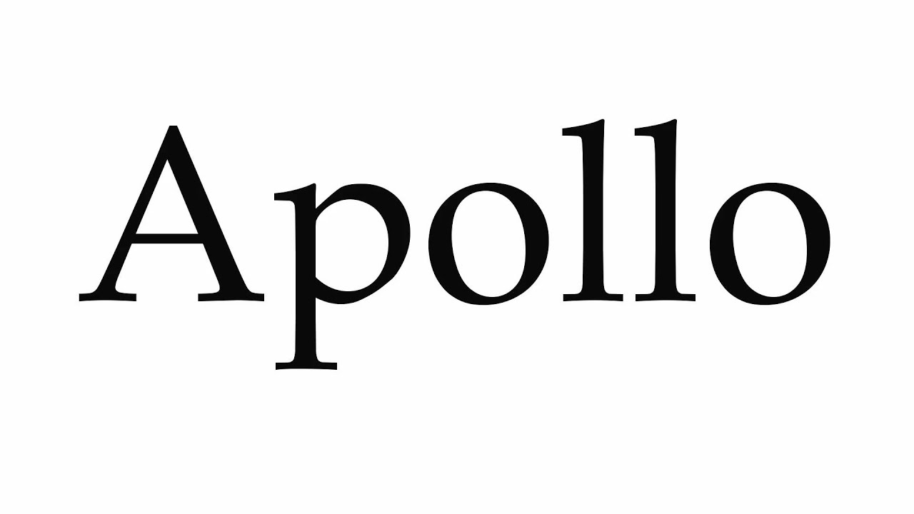 How to Pronounce Apollo - YouTube
