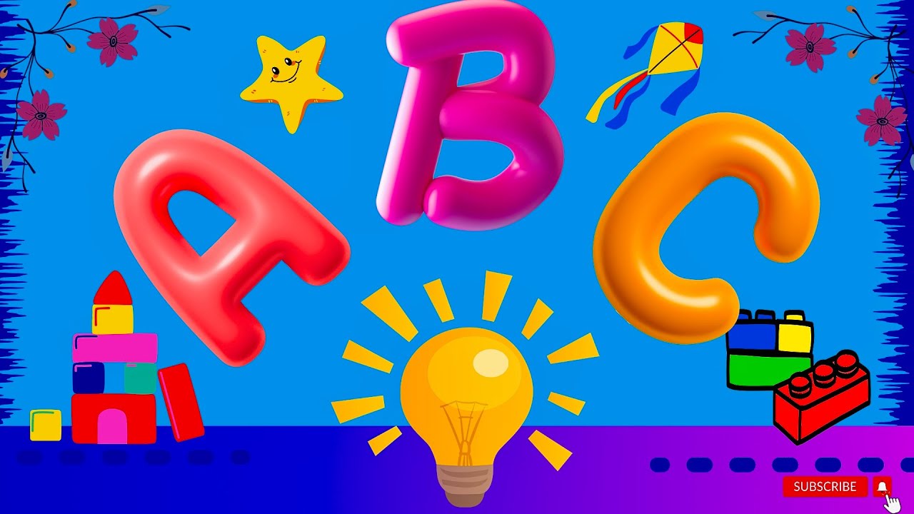 ABC Alphabets Learn With Fun | Capital ABC Letters | Kids Learning ...