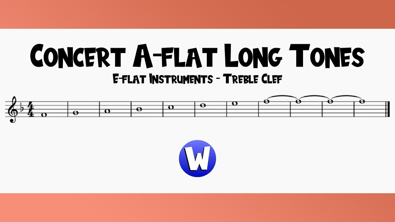 Concert A-flat Long Tones (Alto Saxophone or Baritone Saxophone) - YouTube