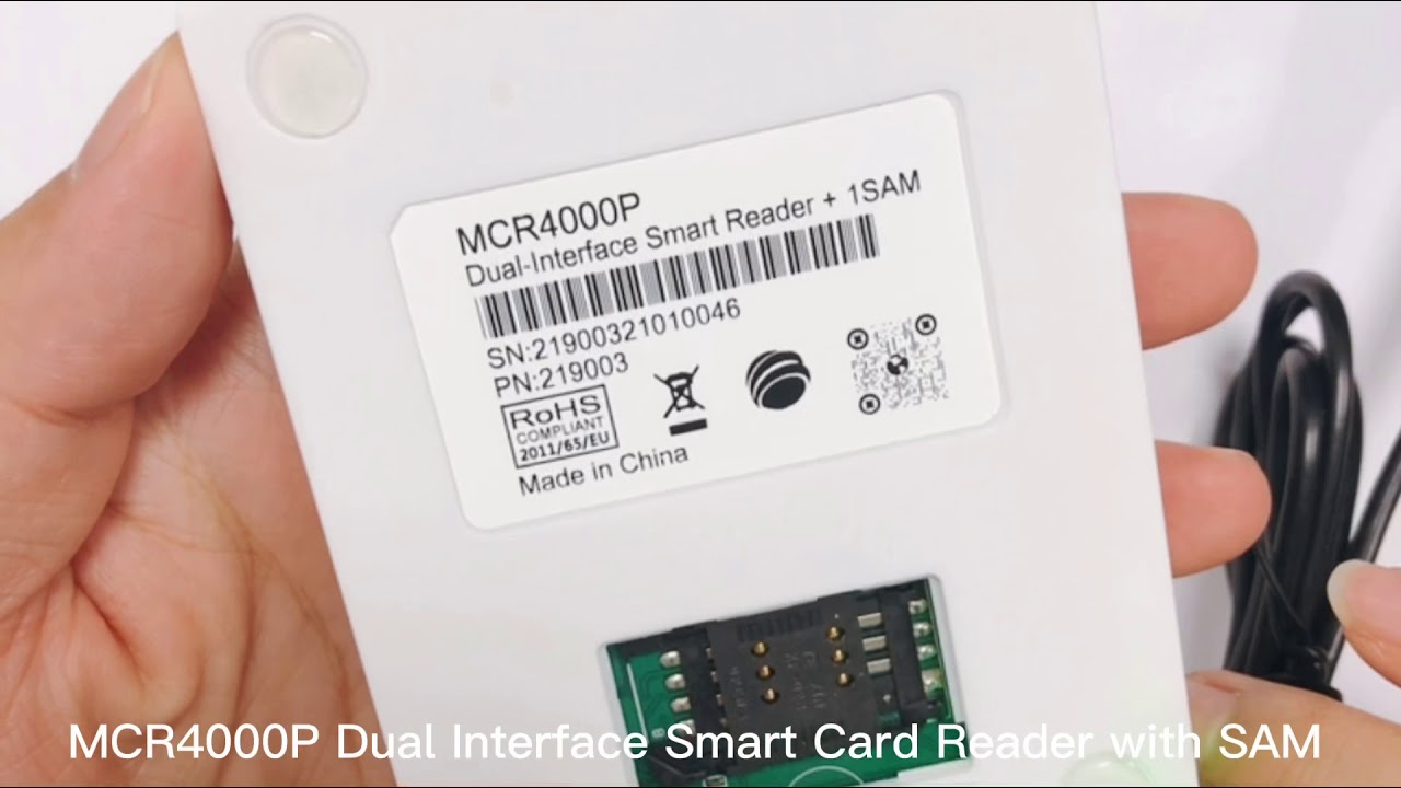 MCR4000P Dual Interface Reader with SAM, Support:ISO7816 Part 1 to 4 ...