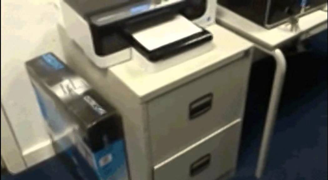 Printer fail (funny video) - YouTube