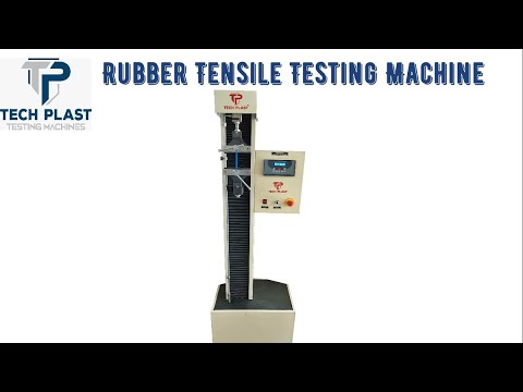 Computerised Rubber Tensile Testing Machine Techplast Testing ...