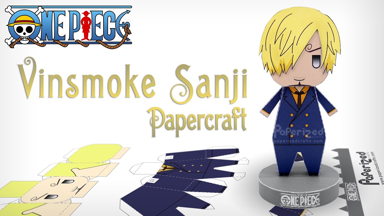 One Piece: Vinsmoke Sanji Paperized - YouTube