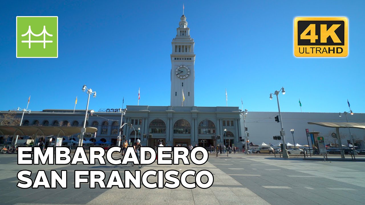 Walking tour of the Embarcadero in San Francisco, California USA 2020 ...