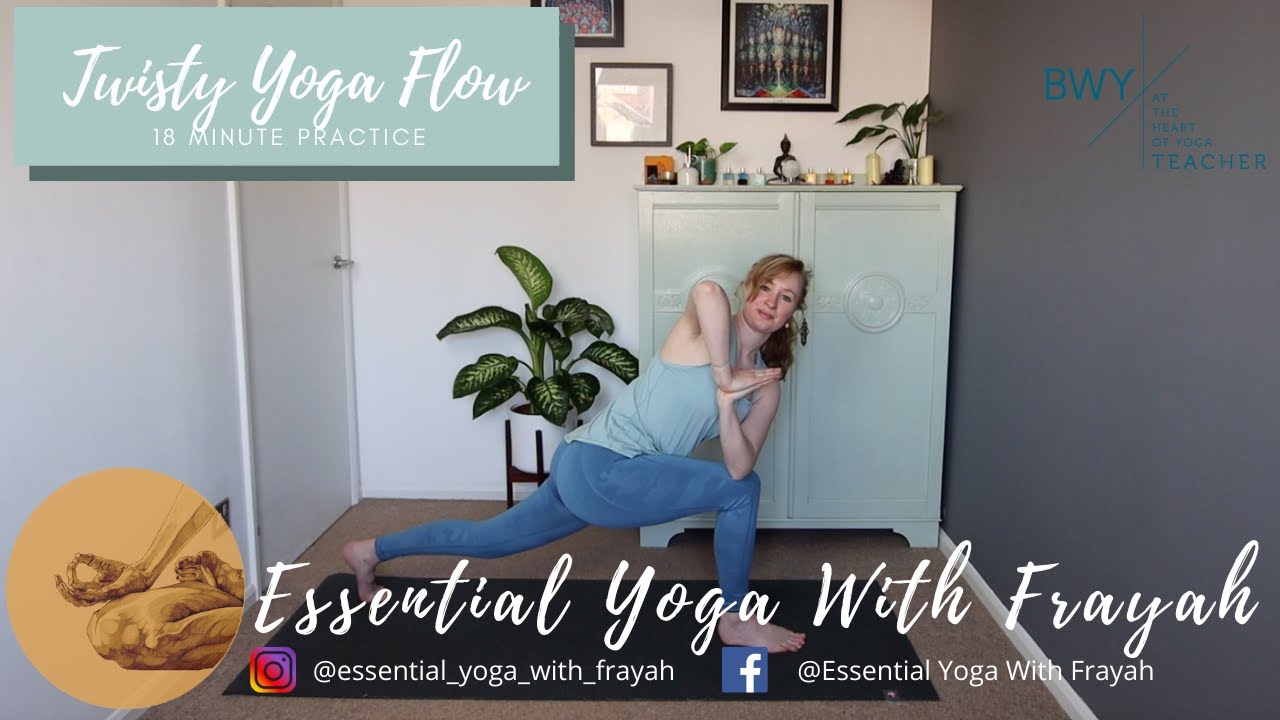 TWISTY YOGA FLOW // Twisty Hatha yoga flow to leave you feeling ...