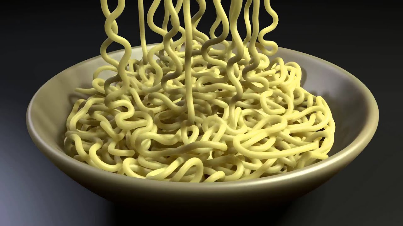 Spaghetti physics test with Blender, HD - YouTube