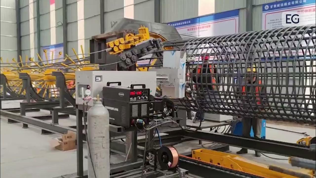 Оборудование для производства арматурных каркасов LYGH 1500-CNC - YouTube
