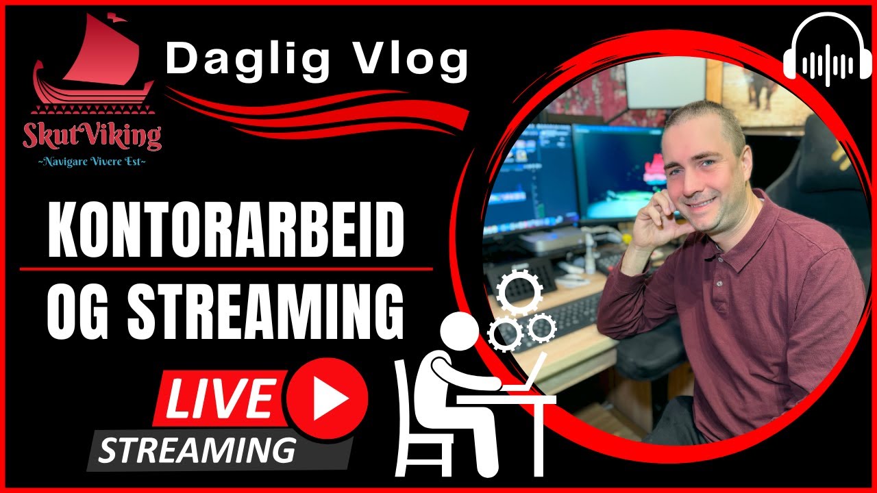 08.01.25 - Kontorarbeid og streaming - YouTube
