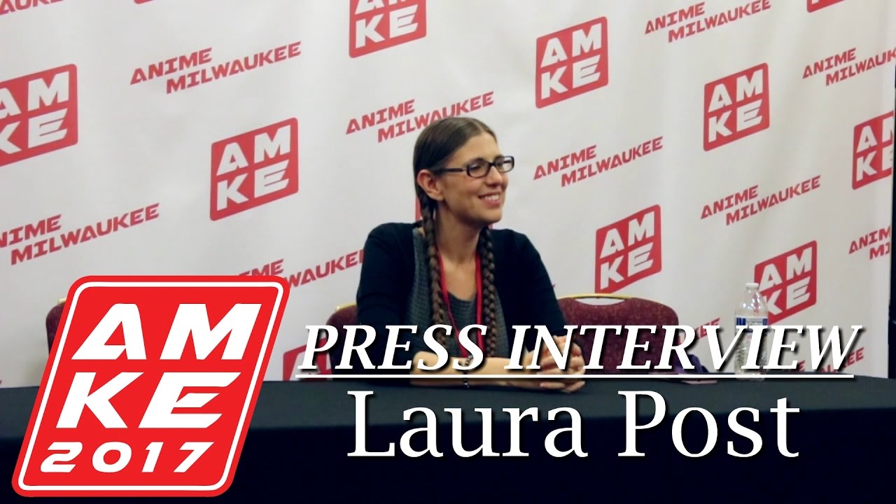 Laura Post Press Interview - Anime Milwaukee 2017 - YouTube