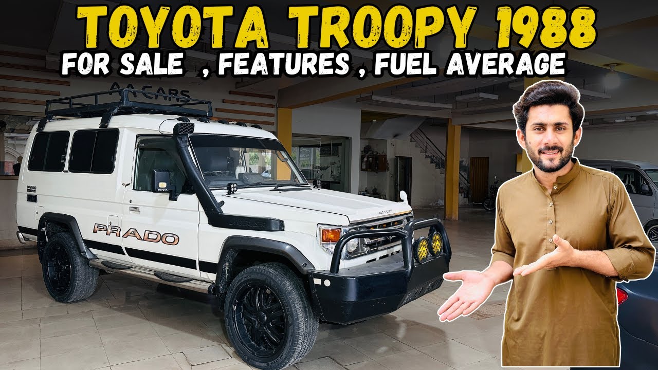 Toyota Land Cruiser Troopy 1988 | Price , Fuel Average | Car Cop. - YouTube